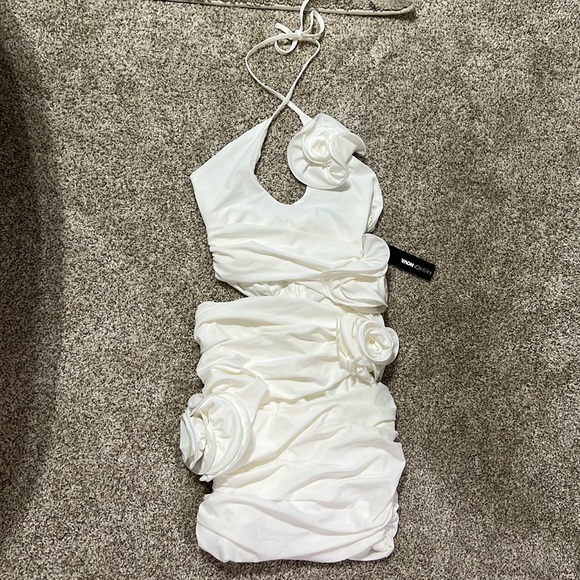 Fashion Nova | Dresses | Nwt Rana Rose Ruched Mini Dress | Poshmark